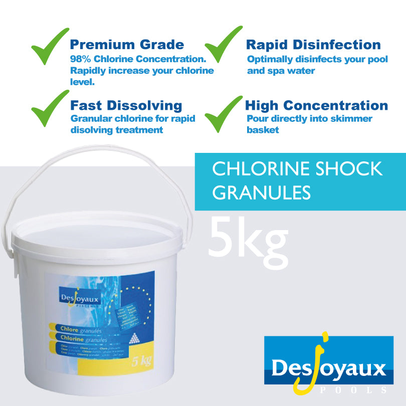 Chlorine Shock Granules 5kg Chlorine Shock Treatment