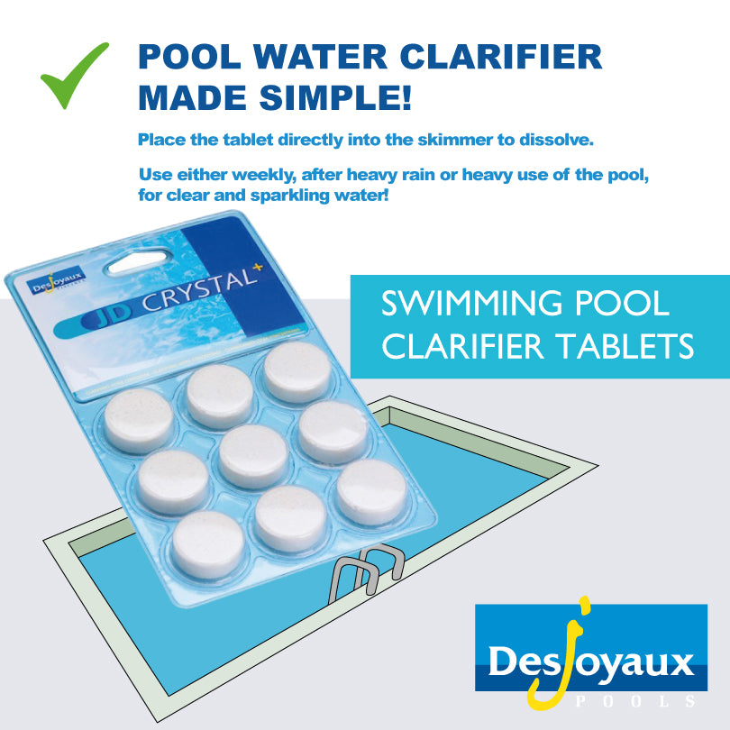 JD Crystal+ Swimming Pool Clarifier Tablets